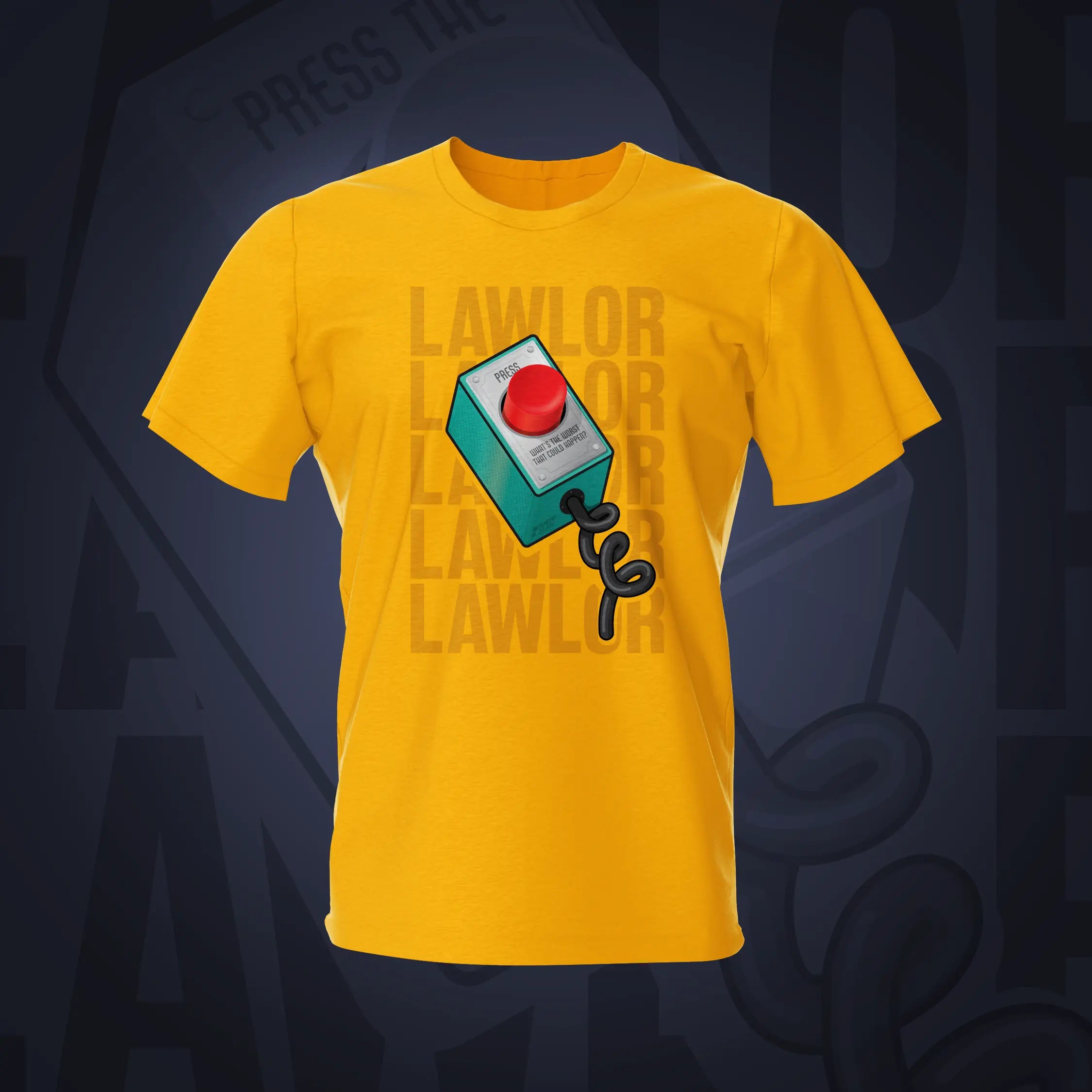 The Red Button Pinball T-Shirt – Pinball Invasion