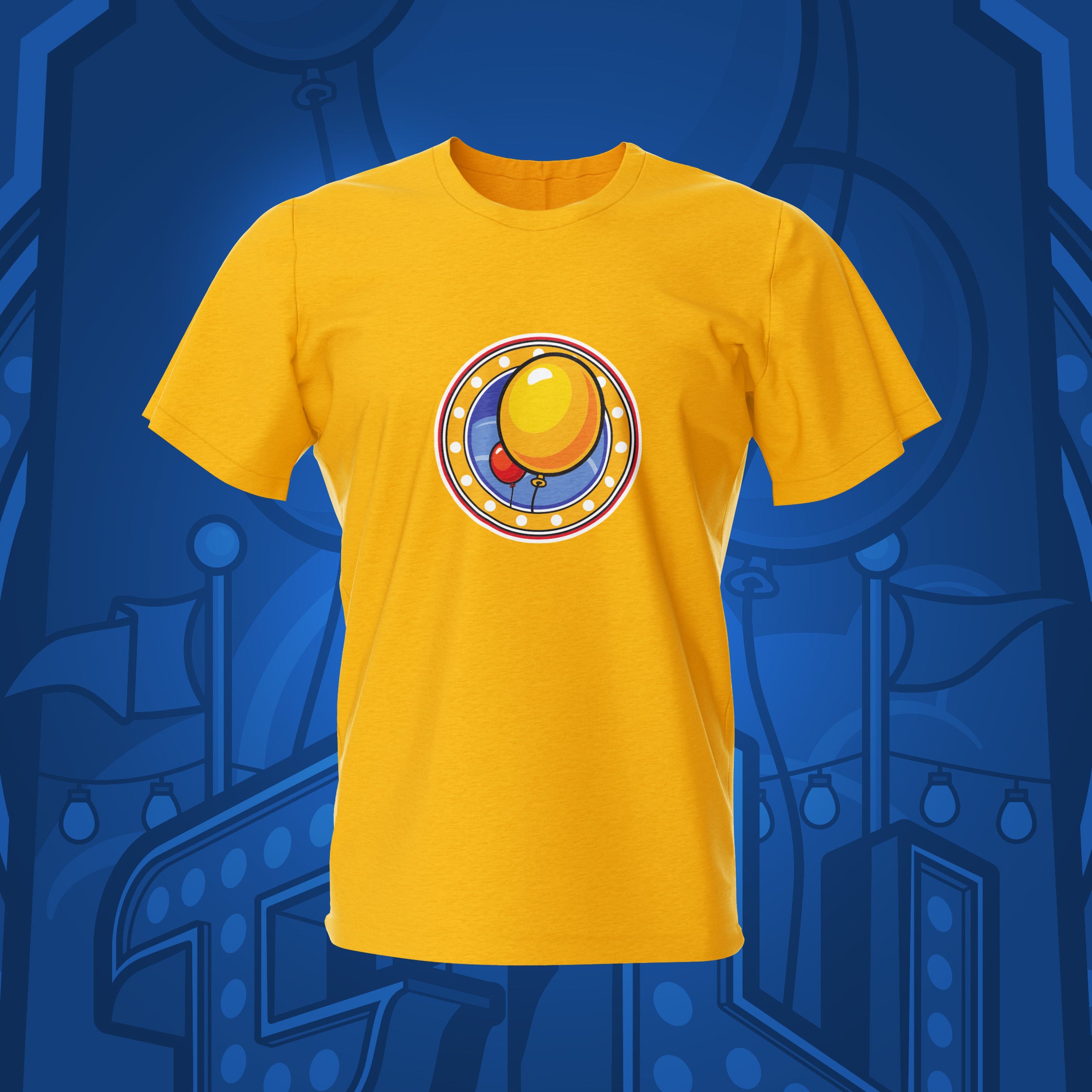 Funhouse Balloon T-Shirt – Pinball Invasion